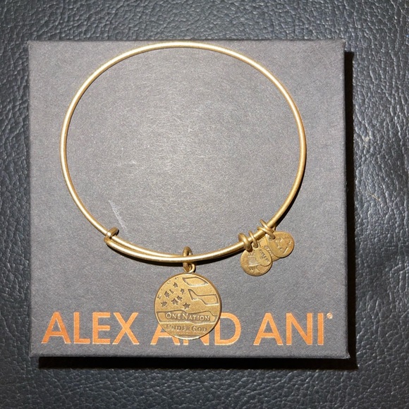 Alex and Ani | Jewelry | Alex And Ani One Nation Under God Rafaelian Gold Bracelet | Poshmark